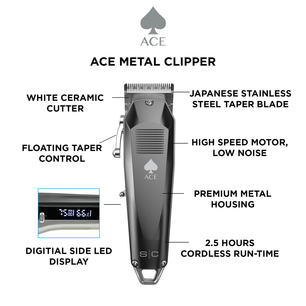 StyleCraft Ace Metal Edition Clipper – Empire Shop