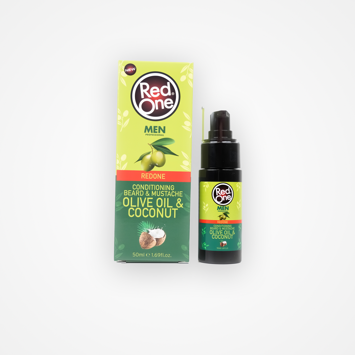 RedOne Beard & Mustache Olive Oil Coconut 50ML – Empire Shop